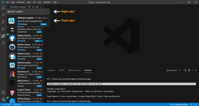 Saiba tudo sobre a Extensão GitHub Copilot - Accurate